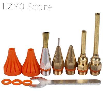 11Pcs Glue Copper Nozzle Small-Bore Long Short Large Diamete