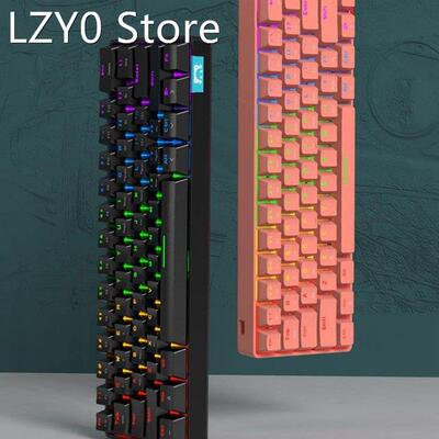 Wireless Mechanical Keyboard 61 Keys RGB Backlight Keyboard