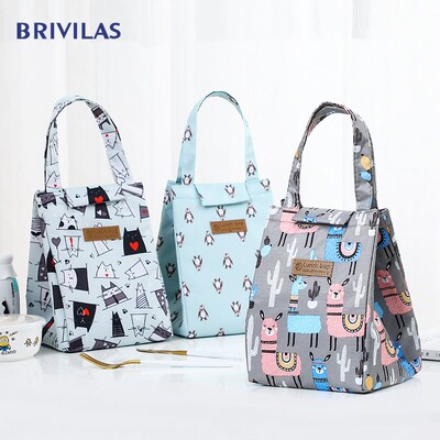 Brivilas cooler lunch bag fashion ctue  multicolor bags