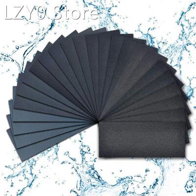 25PCS 2000 2500 3000 5000 7000Grit Sandpaper 9x3.6IN Waterpr