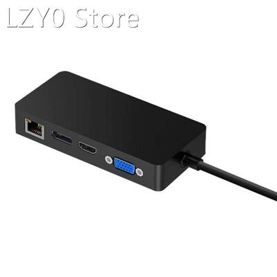 For Surface Pro 4/5/6 USB Hub Docking Station With Gigabit E
