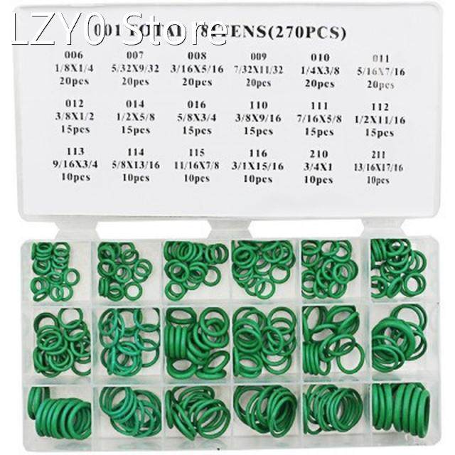 270 PCS Thermostability Rubber O Ring Assortment Kit O-Ring_虎窝淘