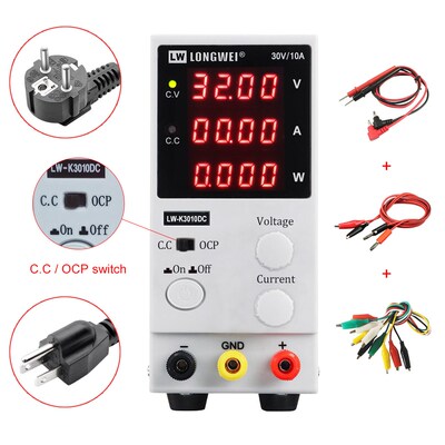 LW K3010DC DC Power Supply Mini Adjustable 4 Digit Display