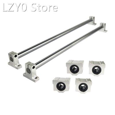 Optical Axis Linear Rail Shaft OD 8 10 12 mm 100-600mm + SCS