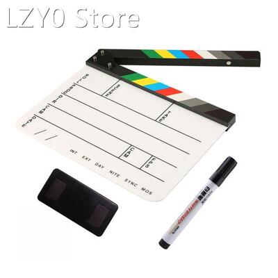Acrylic Regarding Director Video Scene Colorful Clapperboard