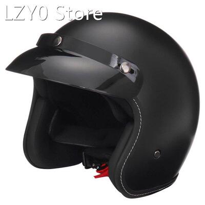 M/L/XL/XXL Universal Motorcycle Motorbike Helmet Half Face W