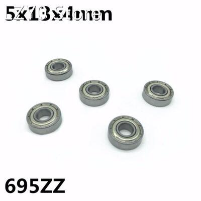 50Pcs 695ZZ R-1350 5x13x4 mm Deep groove ball bearing Miniat