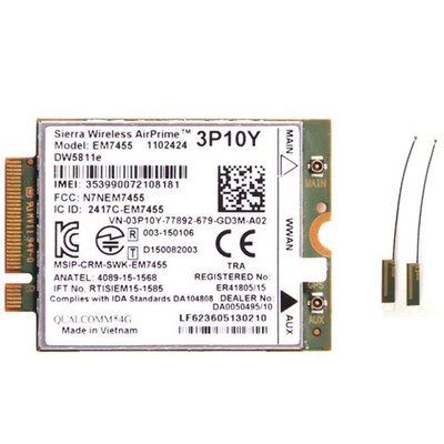 Sierra Wireless Airprime EM7455 DW5811E 3P10Y CAT6 4G Module