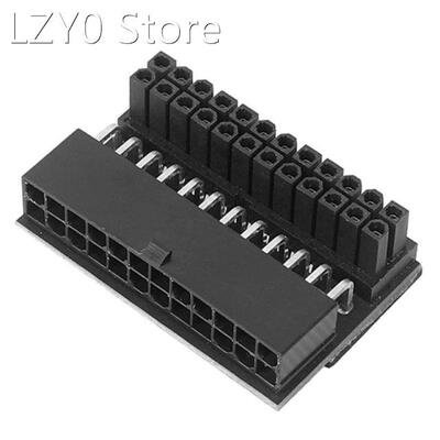 ATX 24Pin Female to 24Pin Male Power Adapter 90 Degree Deskt