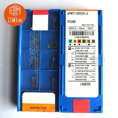 10pcs APMT1135PDER-Q PC5300 square shoulder milling cutter 1
