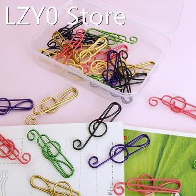 Creative Musical Note Metal Paper Clip Stationery Bookmark