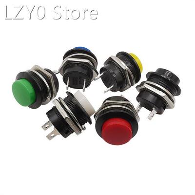 2Pcs Round Momentary Push Button Switch 16mm Self-reset Swit