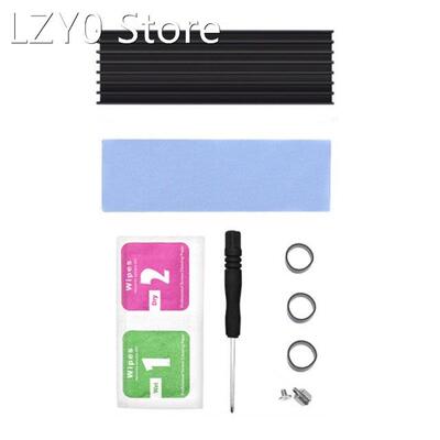 M2 Solid State Hard Drive Heat Sink Aluminum 70x22x6mm 2280