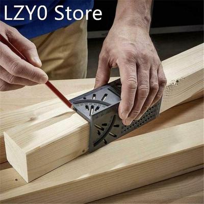 Wood Working Ruler 3D Mitre Angle Measuring Gauge Square Siz