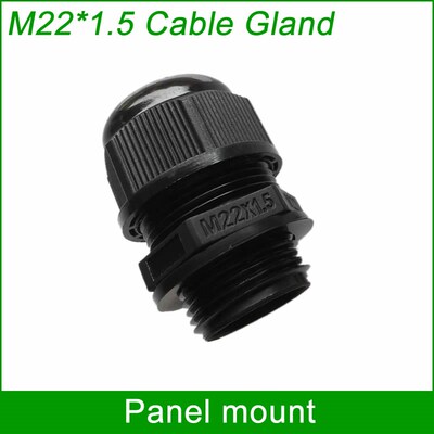 RJ45 waterproof connector M22*1.5 Cable Gland with mounting