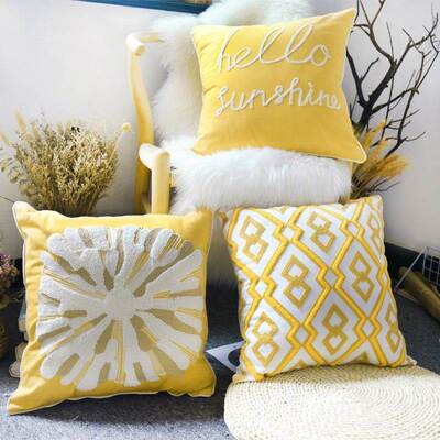 Decorative Pillows For Sofa Cushion Embroidered pillowcase