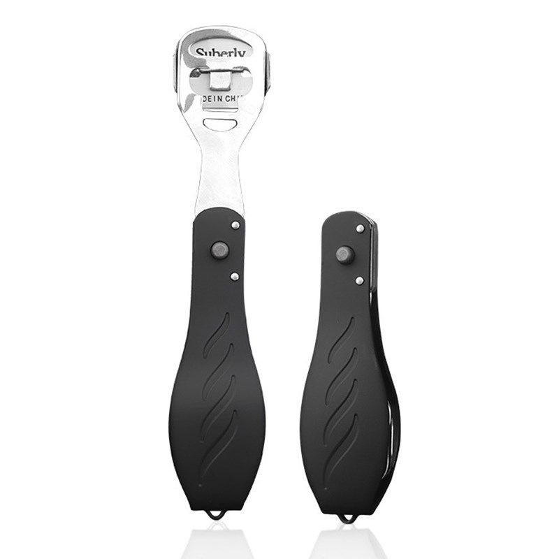 Foldable Stainless Callus Rasp File Shaver Foot Care Cuticle_虎窝淘