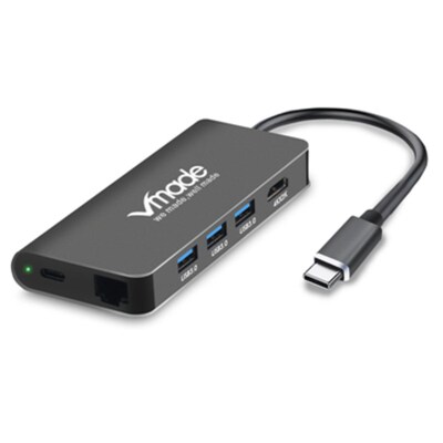 Vmade USB HUB 8 in 1 Thunderbolt 3 Type C Adapter Dock 2 US