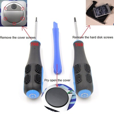 Tr6  Tr9 Torx Screwdriver Set with Crowbar for Repairing or