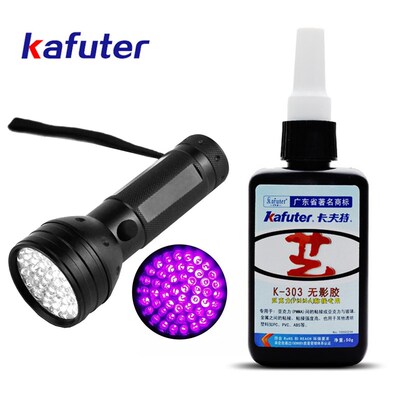 kafuter 50g K-303 UV glue uv curing adhesive Acrylic transpa
