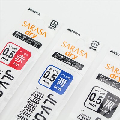 1 Piece Zebra JLV-0.5 Gel Ink Pen Refill airfit SARASA Dry f
