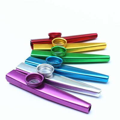 Metal Kazoo Lightweight Portable For Beginner Flute Instrum