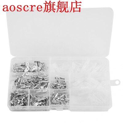 screw terminal 270PCS Male & Female Spade Terminal Wire Crim