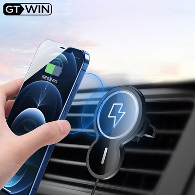 GTWIN 15W Magnetic Wireless Charger in Car For iPhone 12 Pr