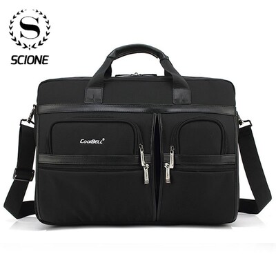 Scione Men Laptop Briefcases Office Bags For Men Women Larg