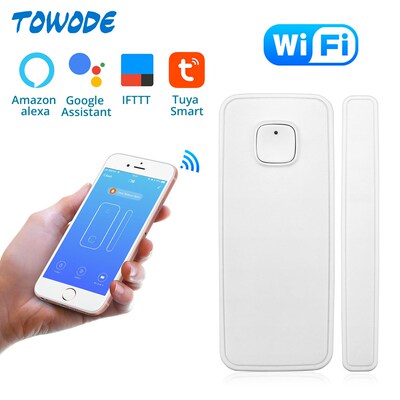 Towode WIFI Door Sensor APP Control Door Security Alarm Magn
