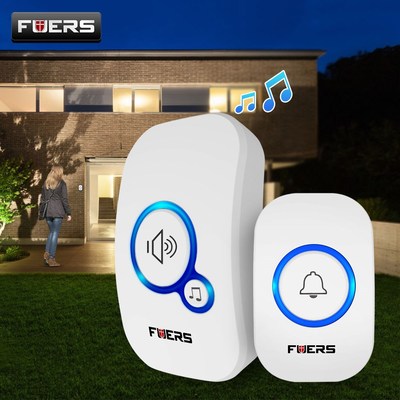 Fuers Wireless Doorbell Welcome bell Home Chime Door bell Al