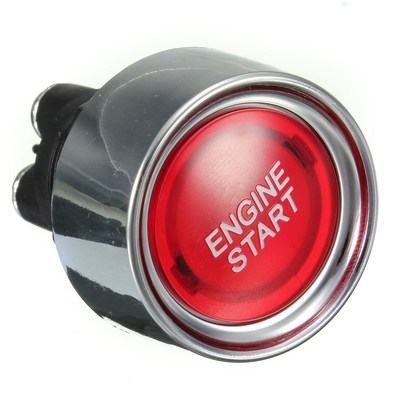 Universal Car Auto Red Illuminated Push Button Touch Switch