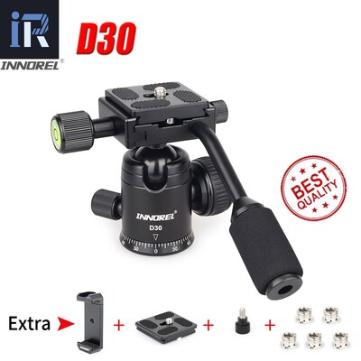 INNOREL D30 portable tripod head comes with a panoramic ball