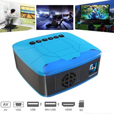 U20 mini projector USB HDMI AV video portable projector home