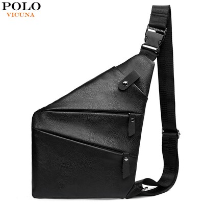 VICUNA POLO New Personality Leather Man Messenger Bag Brand