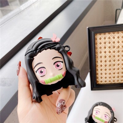 Kamado Nezuko Demon Slay Case for Airpods 1 2 3 Pro Earphon