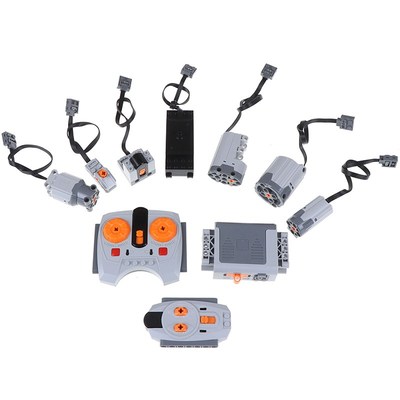 Train Electric Motor PF Model Sets Building Kits Technic Pa