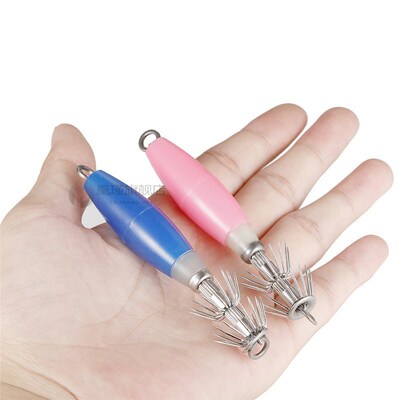 1pcs Shrimp Bait Squid Jig Fishing Lure Luminous Artificial