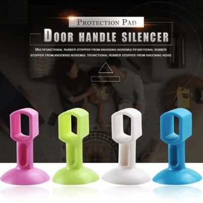 5Pcs Silicone Anti-Collision Door Handle Stopper Crash Pad W