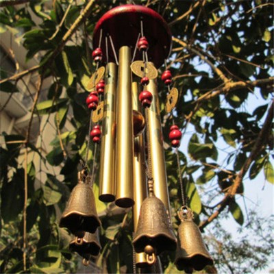 Outdoor Antique Amazing Grace Deep Resonant 4 Tube Windchime