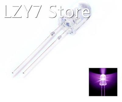 1000pcs Free shipping Super Bright 5mm Round UV/ Purple Led