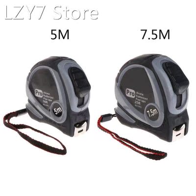 5m 7.5m Retractable Measuring Tape Measure Ruler Rubberized