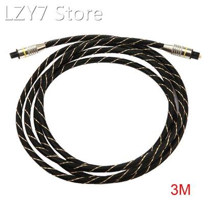 3 meters OD6.0 Toslink Male to Male Optical Fiber Audio Cabl