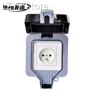 IP66 Weatherproof Waterproof Outdoor Wall Power Socket 16A F