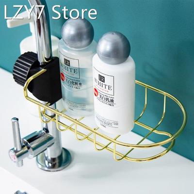 Kitchen Sink Faucet Sponge Soap Cloth Drain Rack Storage Org