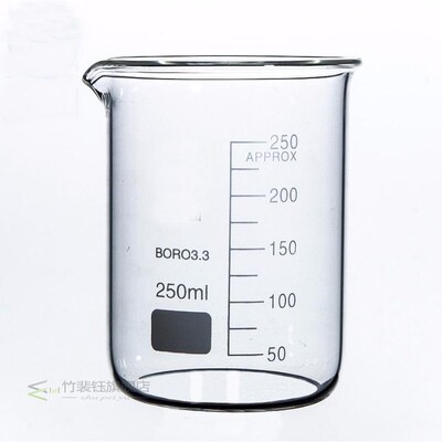 250ml Low m Beaker Chemistry Laboratory Borosilicate Glass T