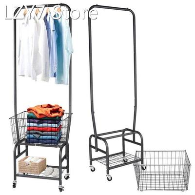 Clothing Drying Racks Clothes Floor Hanger Rolling Utility C