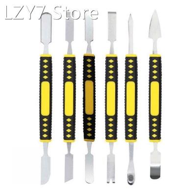 Metal Disassembly Rod Crowbar Dual Ends Steel Spudger Kit Pr