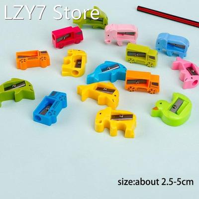 10PCS Cute Animal Pencil Sharpener Cartoon Stationery Cat An
