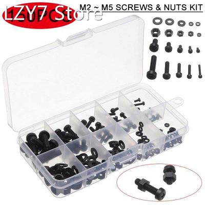 150pcsSet M2 M2.5 M3 M4 M5 Nylon Hex Screw Bolt Nut Standoff